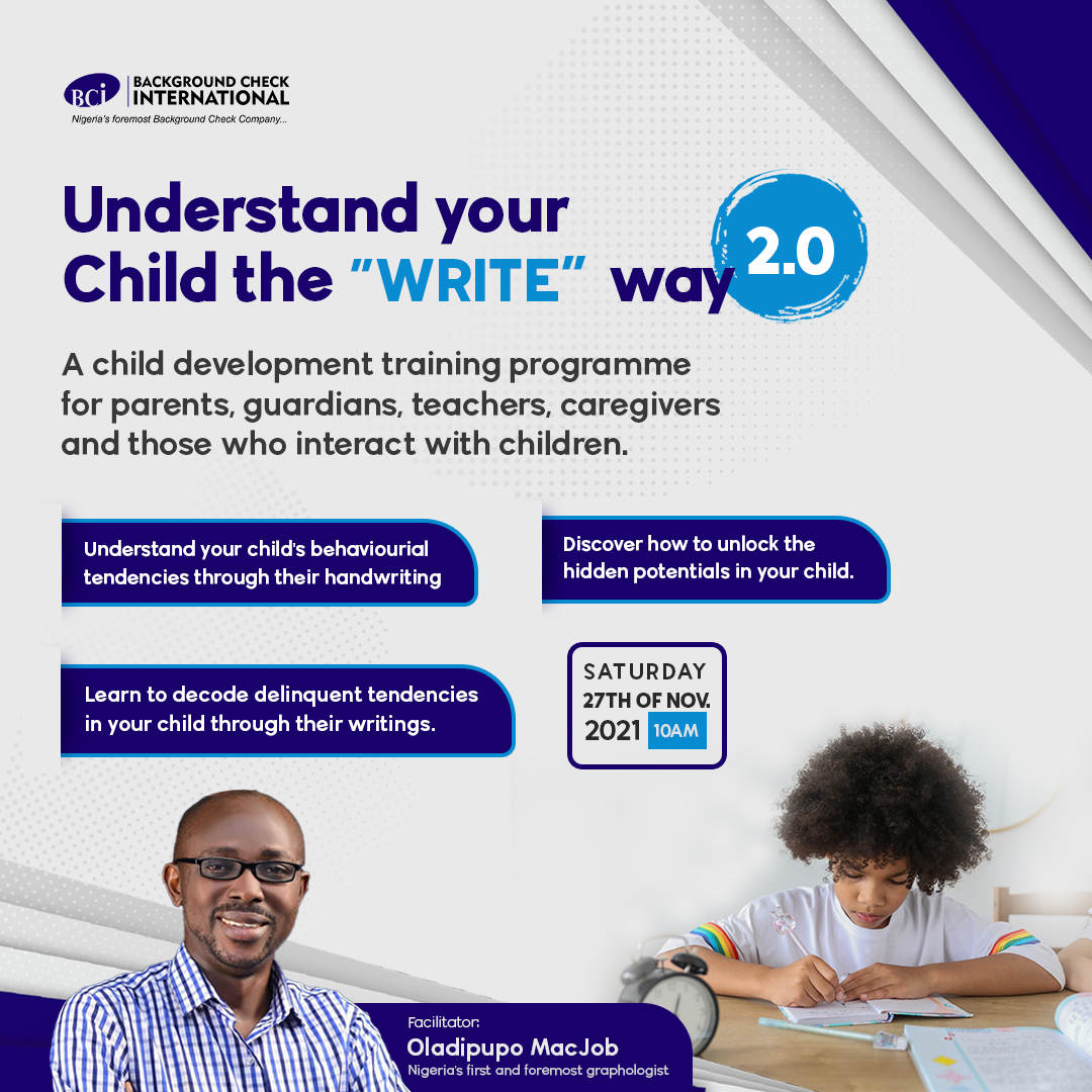 Understanding Your Child The ‘Write’ Way – Background Check International